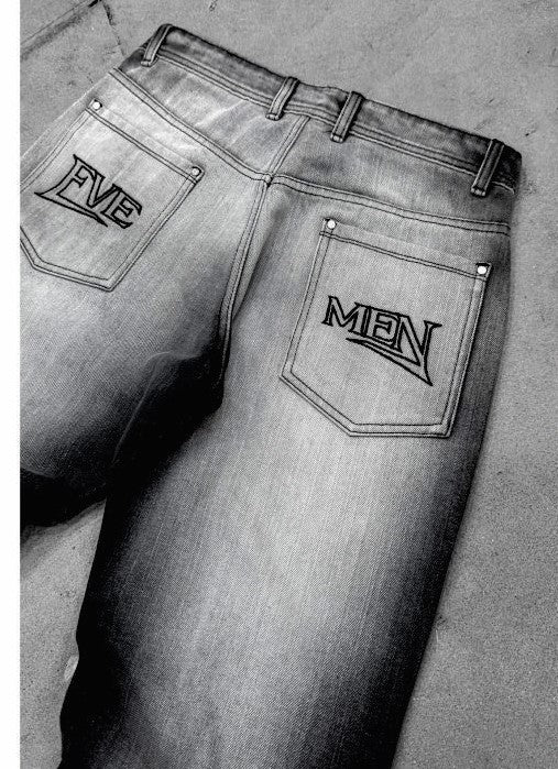 Spray jeans with embroidery – Kyloug Fast Fashion Private Limited
